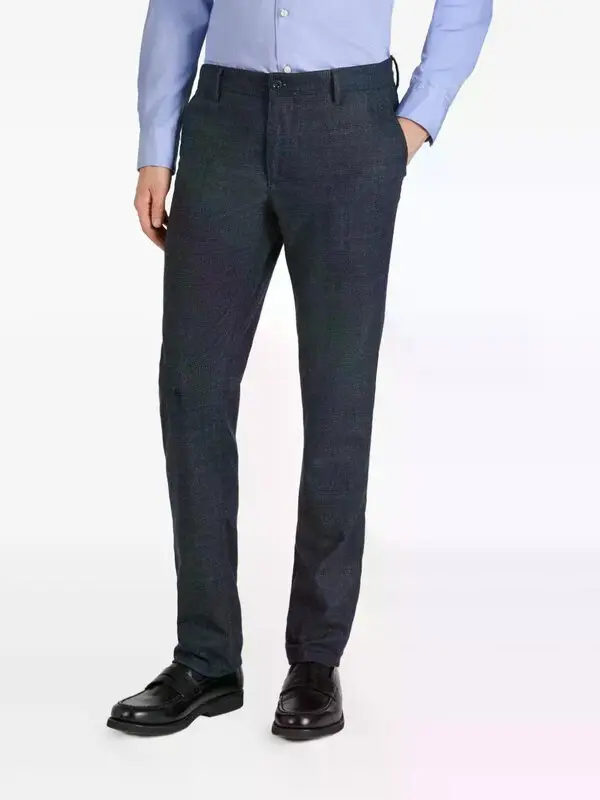 SLOWEAR X Incotex Prince Of Wales Check Trousers