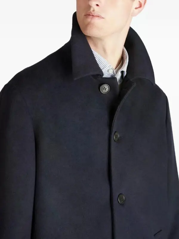 SLOWEAR X Loden Front Flap Pockets Wool Blazer