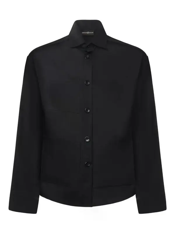 GIULIANO GALIANO Patch-pocket Shirt - Black