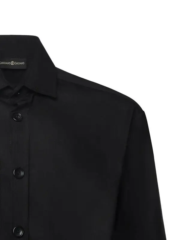 GIULIANO GALIANO Patch-pocket Shirt - Black
