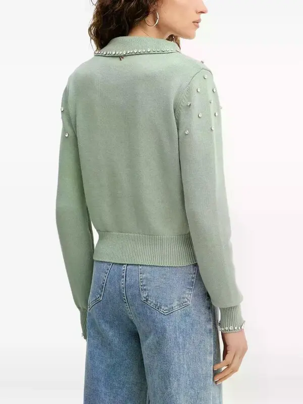 SILVIAN HEACH Embellished-collar Cardigan
