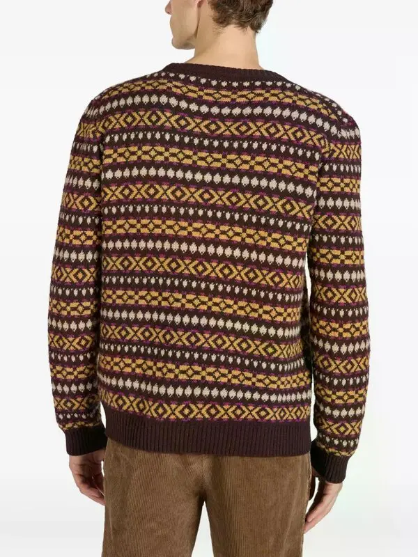 SLOWEAR Jacquard Wool Jumper
