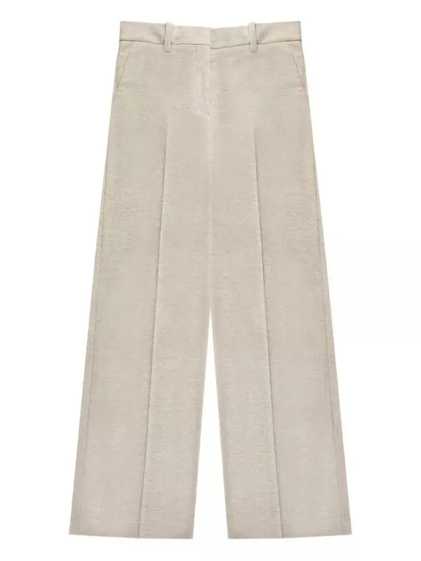 SLOWEAR X Incotex Micro-pattern Wool Trousers