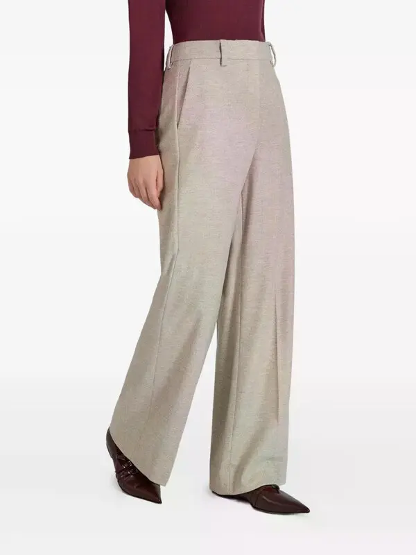 SLOWEAR X Incotex Micro-pattern Wool Trousers