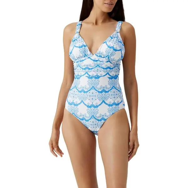 Melissa Odabash Panarea Printed One-piece Swimsuit - Florian