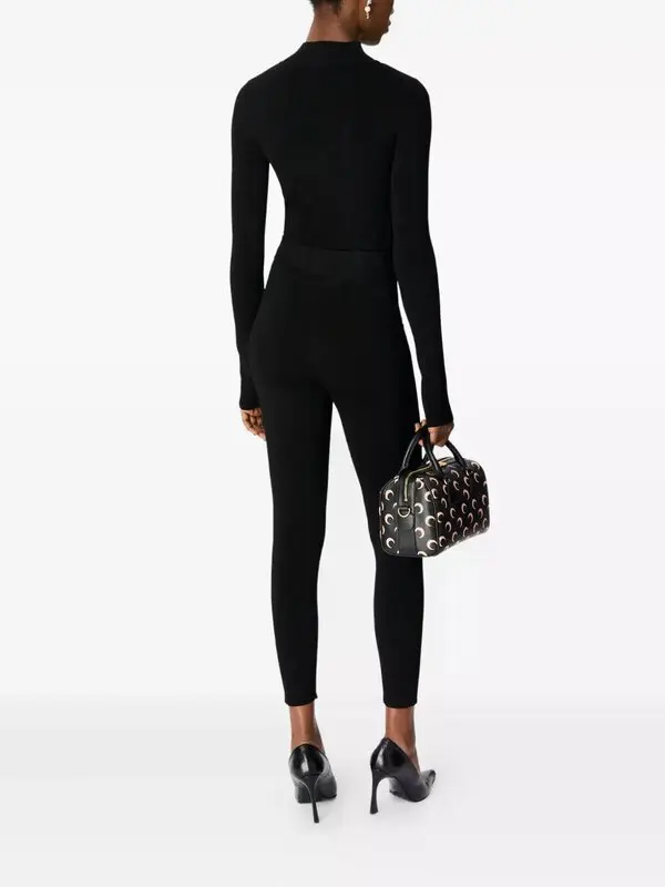MARINE SERRE Moon-logo Leggings