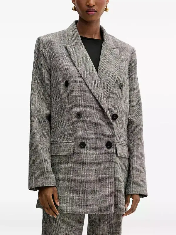 SILVIAN HEACH Double-breasted Check Blazer