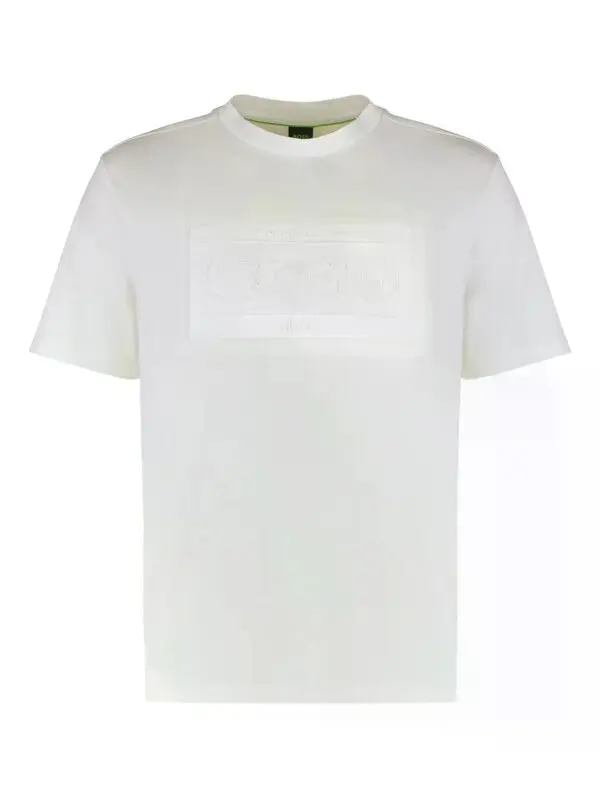 BOSS Graphic-print Cotton T-shirt - White