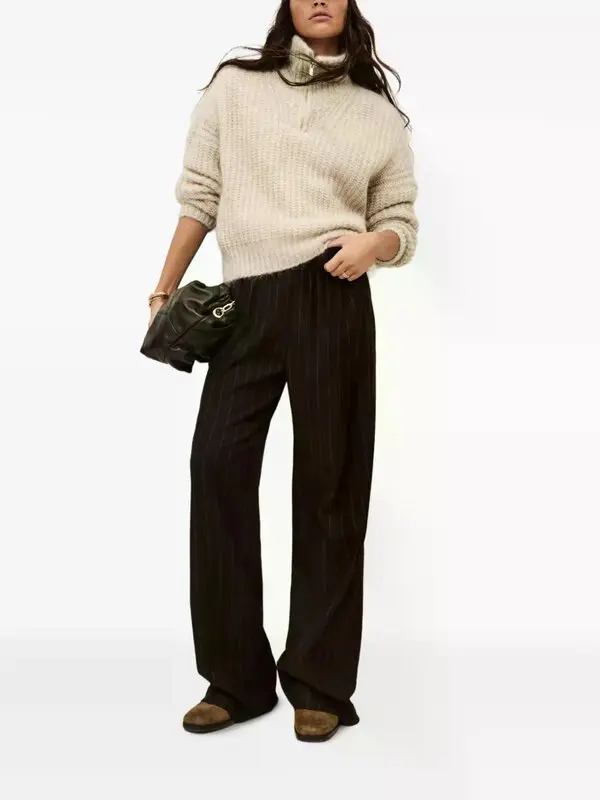 Ba&sh Pinstriped Elasticated Trousers