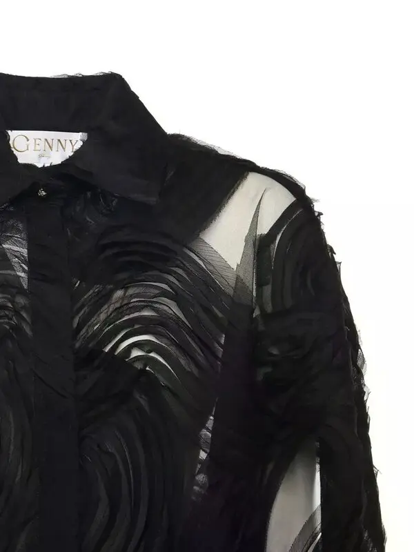 GENNY Wave-motif Shirt
