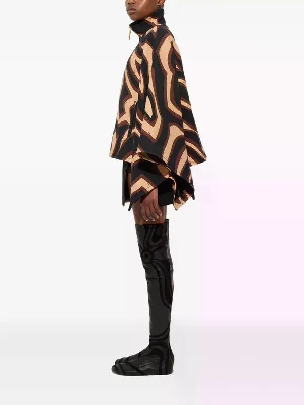 Emilio Pucci Labirinto Print Cape