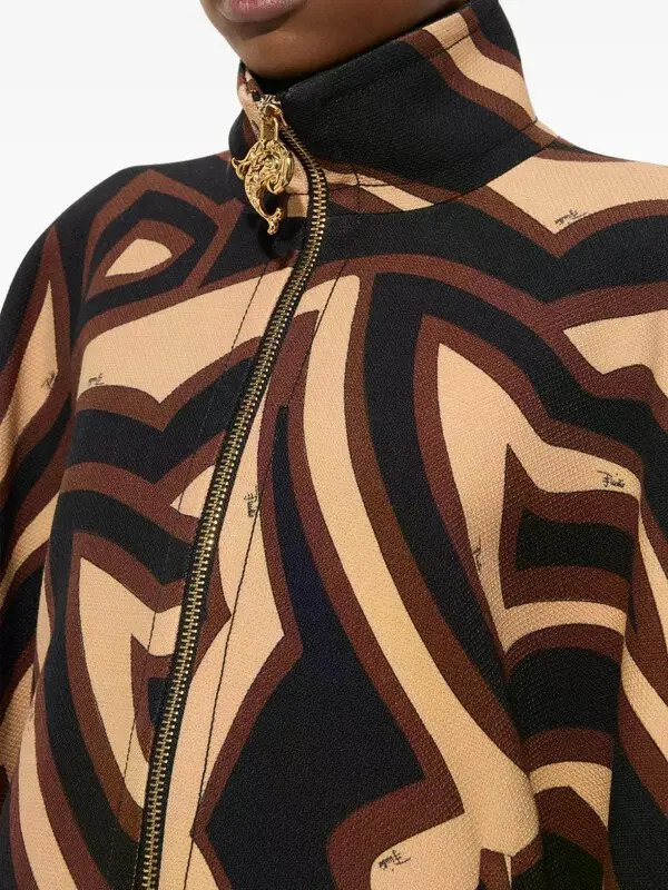 Emilio Pucci Labirinto Print Cape