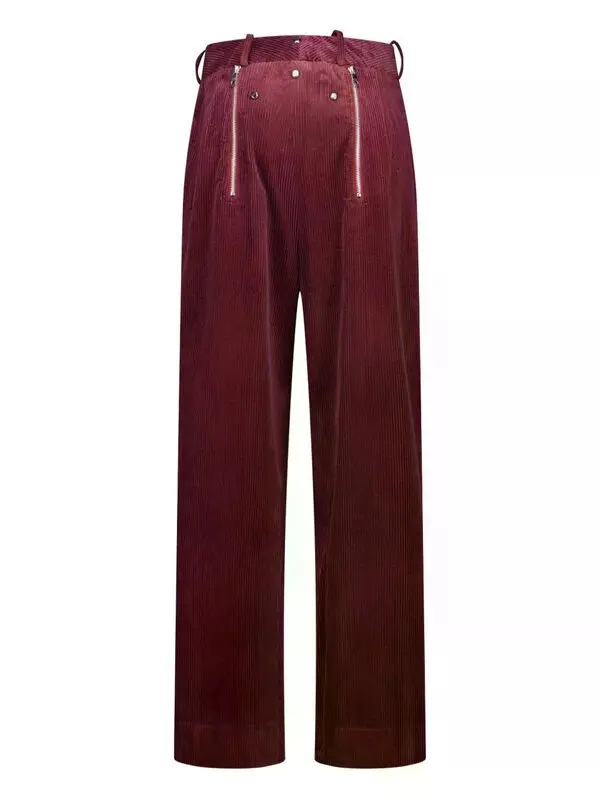 JORDANLUCA Corduroy Usher Trousers - Red