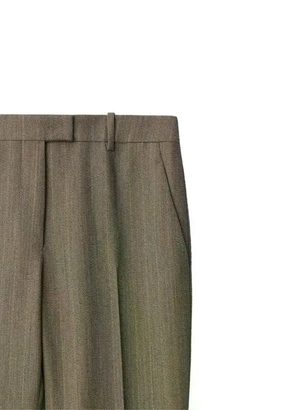 Burberry Striped Straight Trousers