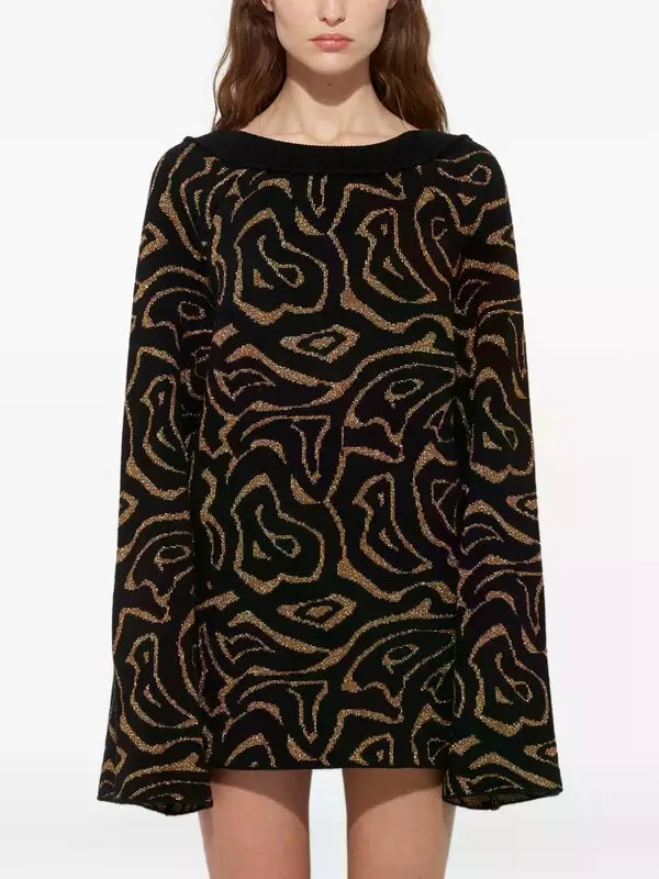 Emilio Pucci Labirinto Print Mini Dress