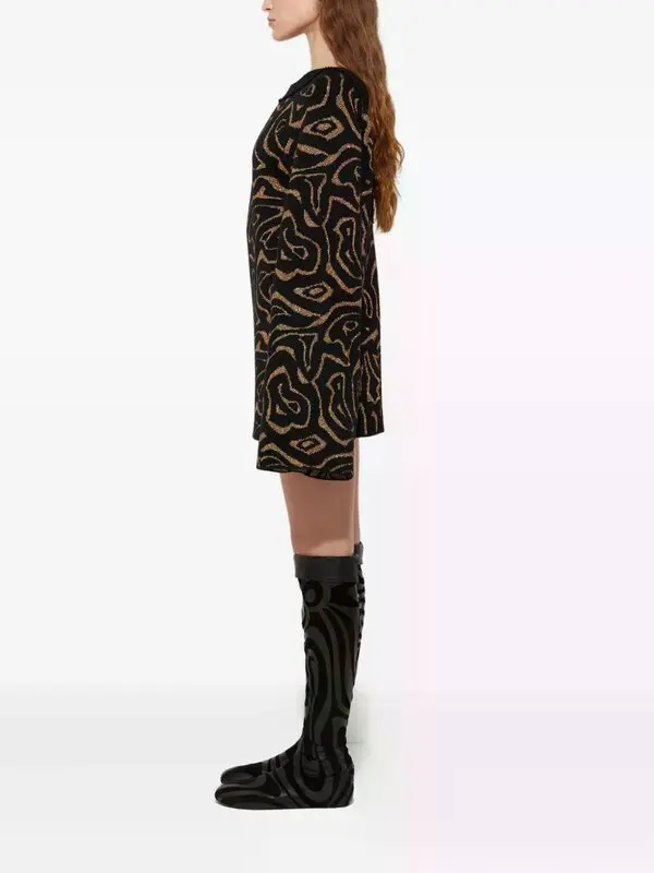 Emilio Pucci Labirinto Print Mini Dress