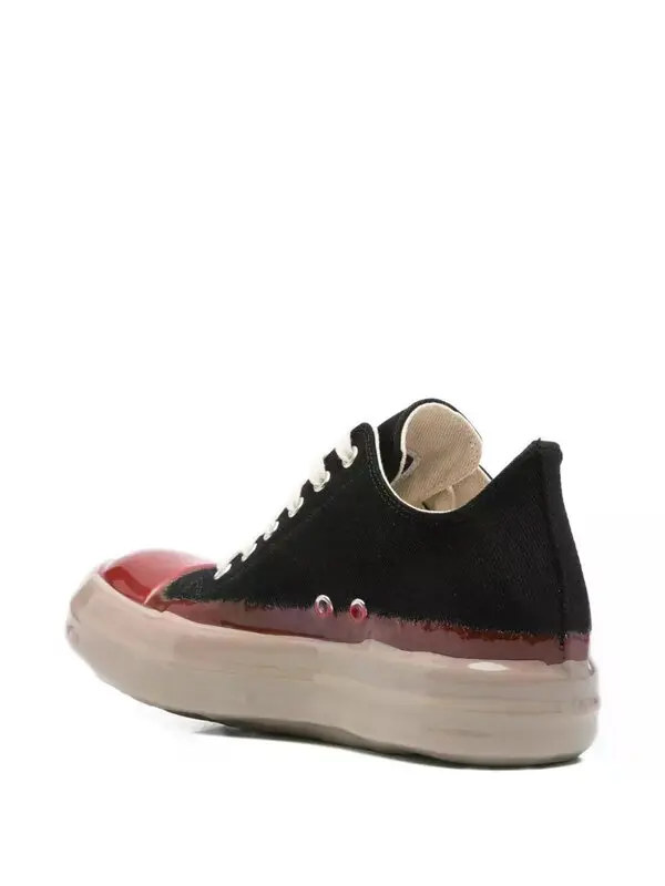 Rick Owens Rubber-toe Canvas Sneakers