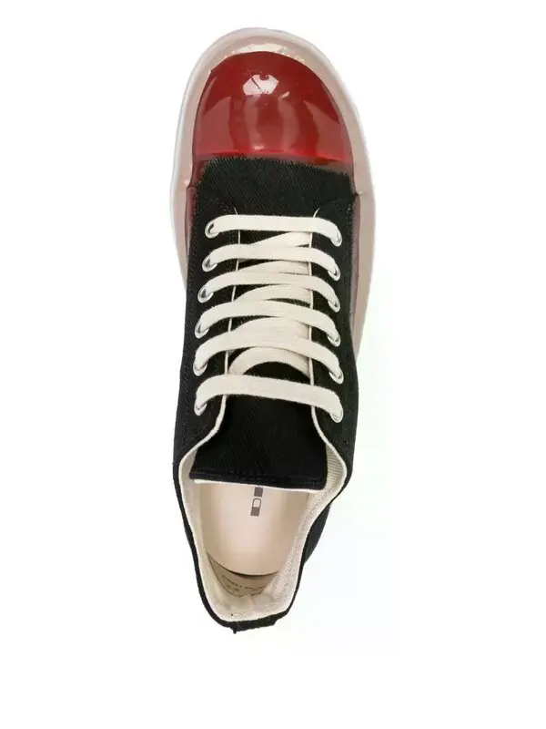 Rick Owens Rubber-toe Canvas Sneakers