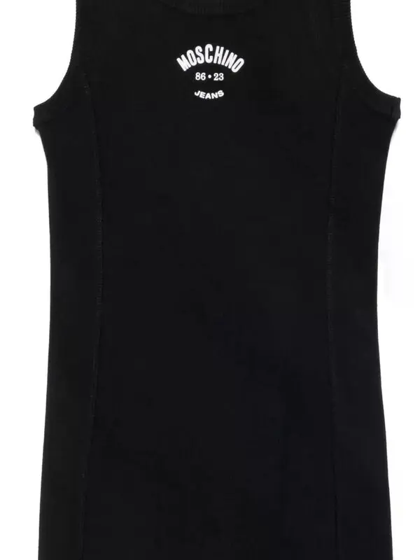 Moschino Logo-embroidered Maxi Dress