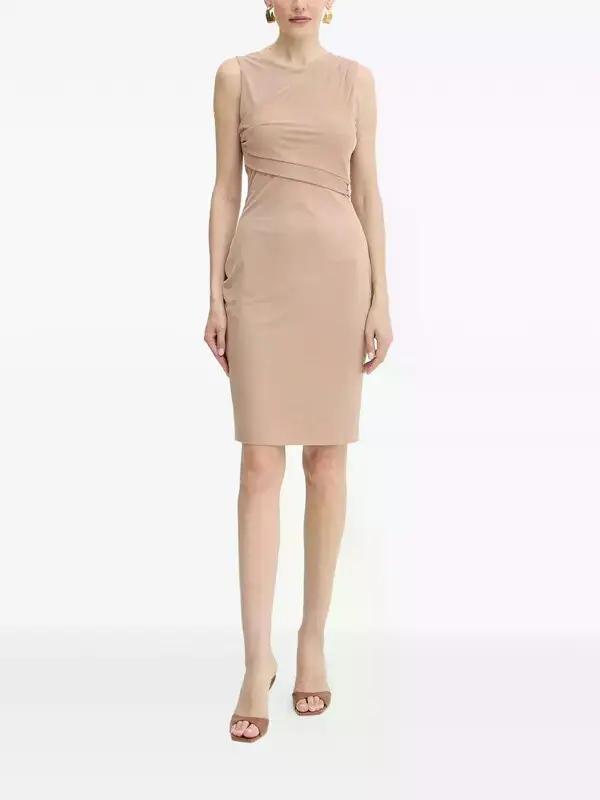 Guess Draped Embellished Midi Dress