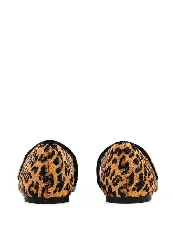 Karl Lagerfeld Leopard-print Ballet Flats