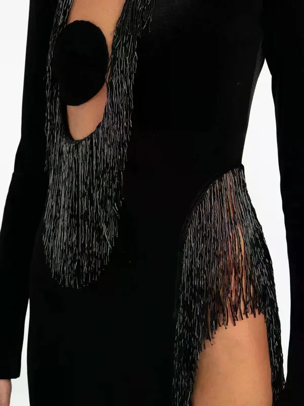 ana radu black dress Anya Black Long Dress