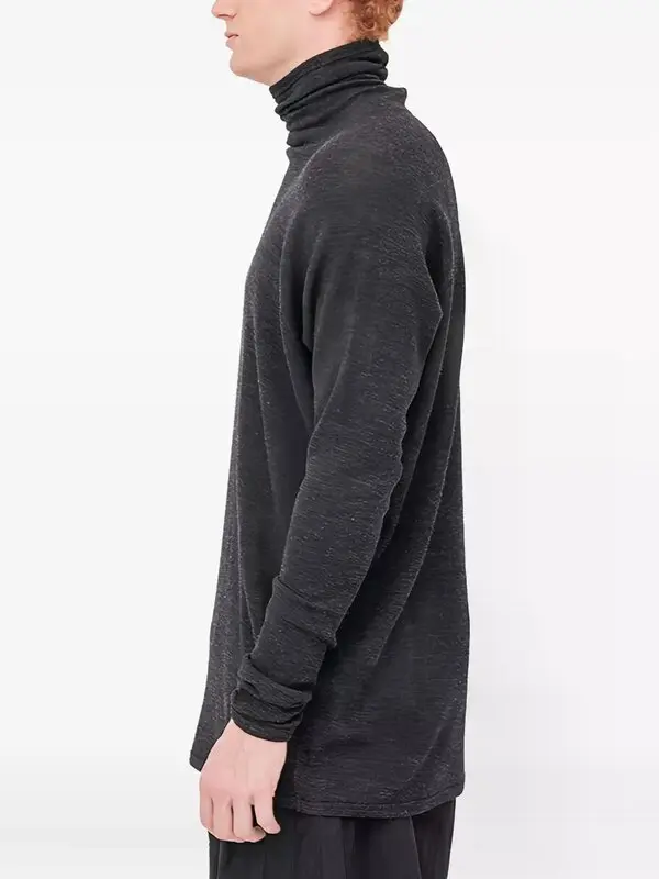 JAN JAN VAN ESSCHE Turtleneck Wool T-shirt