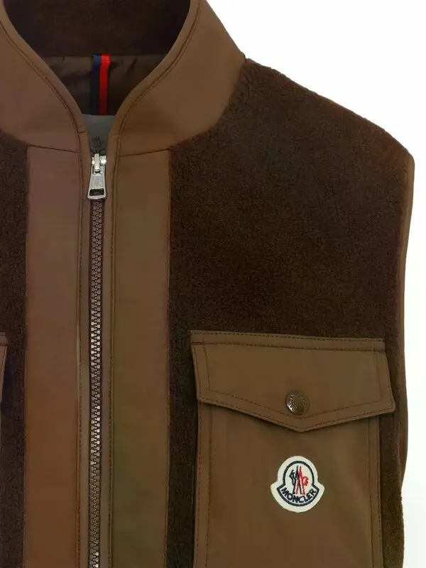 Moncler Karakai Down Gilet - Brown