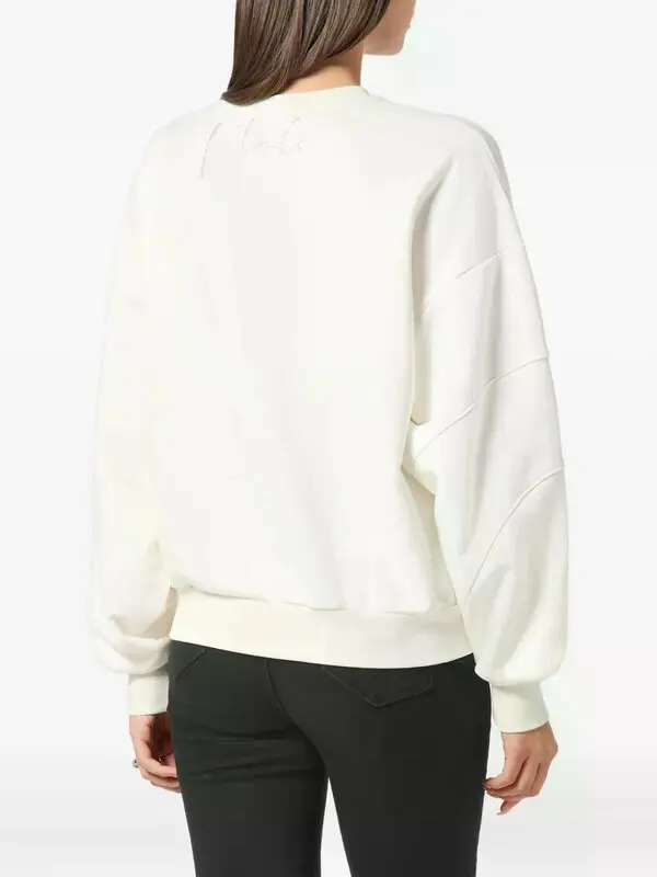 Philipp Plein Logo Round Neck Sweatshirt