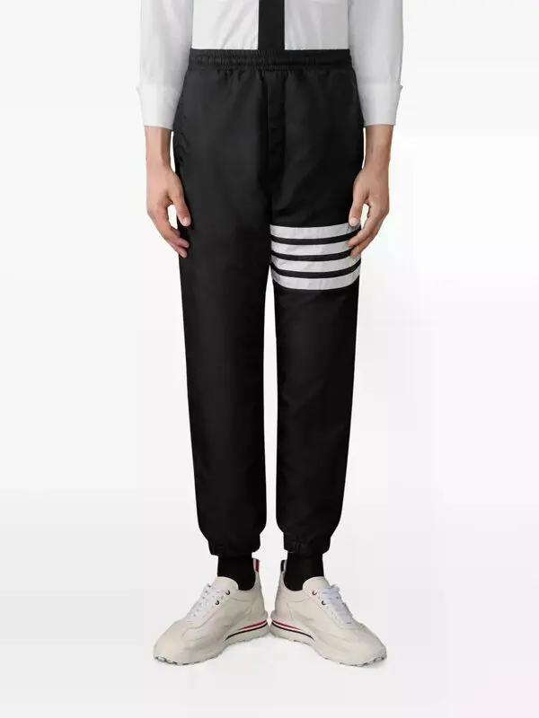 Thom Browne Ripstop 4-bar Track Pants - Black