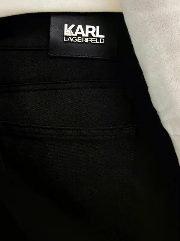 Karl Lagerfeld Logo-patch Trousers