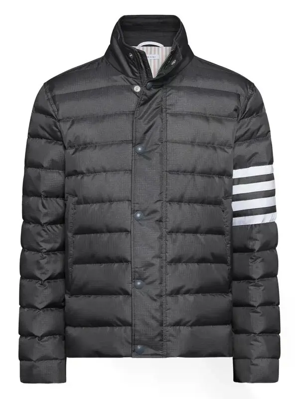 Thom Browne Four-bar Stripe Detail Jacket - Grey