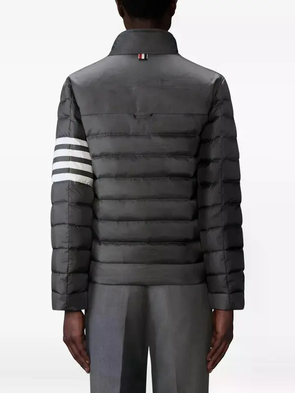 Thom Browne Four-bar Stripe Detail Jacket - Grey