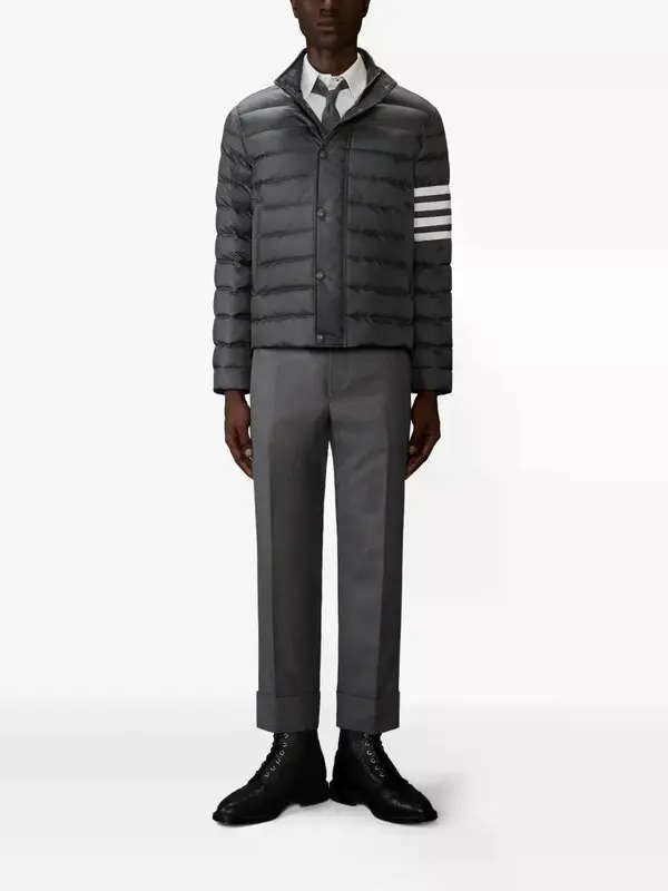Thom Browne Four-bar Stripe Detail Jacket - Grey