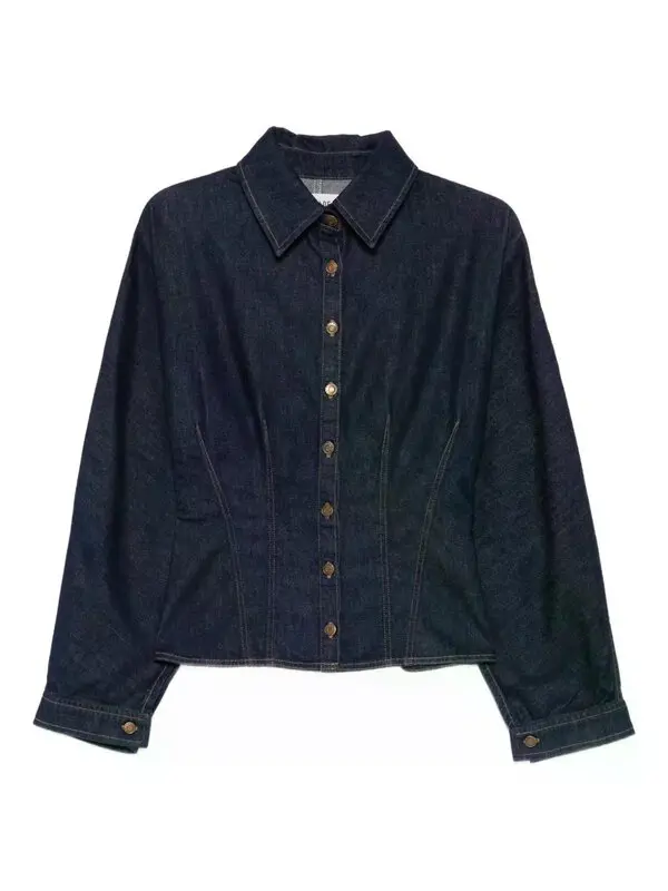 AGOLDE Devon Buttoned Shirt - Blue