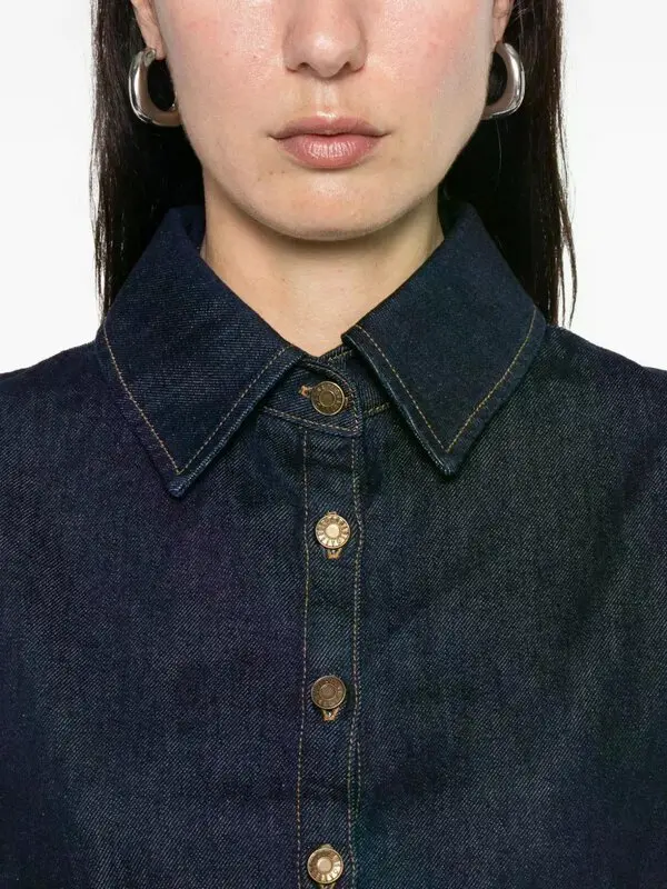 AGOLDE Devon Buttoned Shirt - Blue