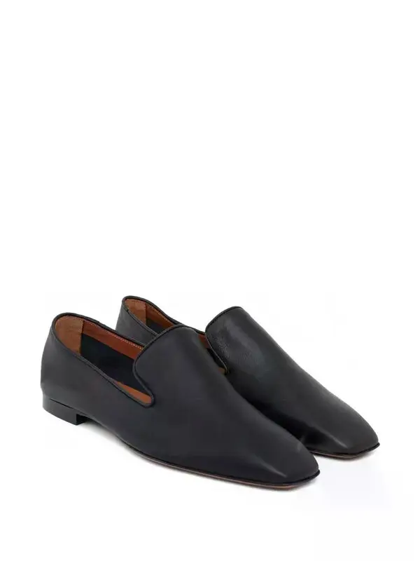 ATP ATELIER Dervio Heeled Loafers - Black