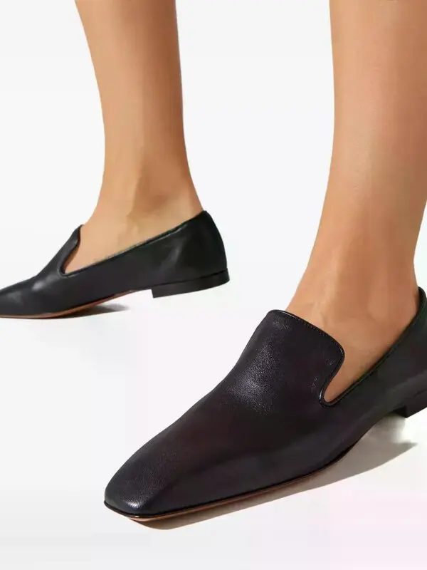 ATP ATELIER Dervio Heeled Loafers - Black