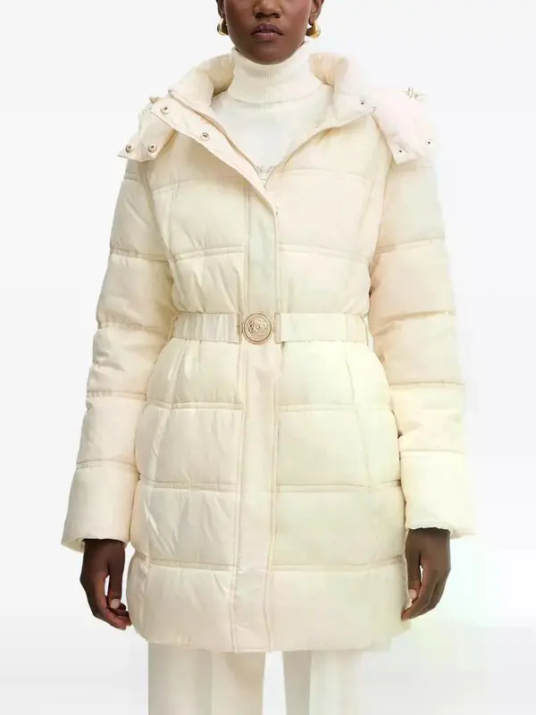 Guess Hooded Belted Coat