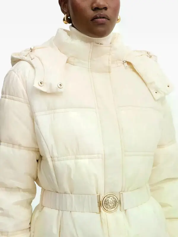Guess Hooded Belted Coat