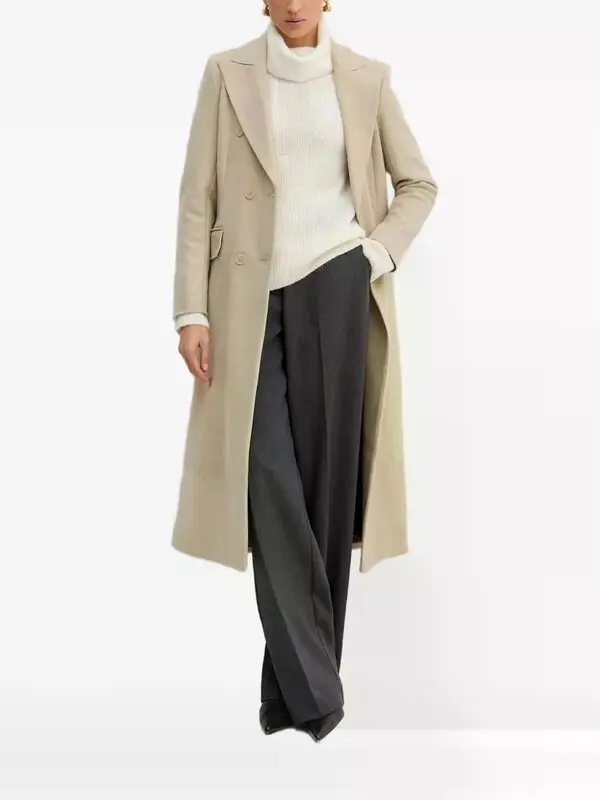 SILVIAN HEACH Double-breasted Coat - Neutrals