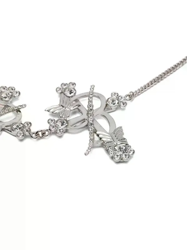 Blumarine Cross-embellished Choker - Silver