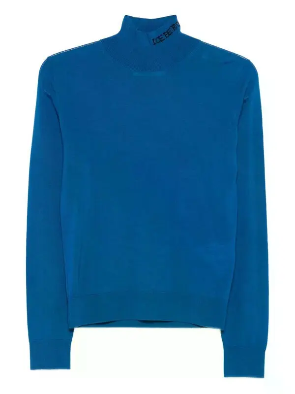 Iceberg High-neck Knitted Sweater