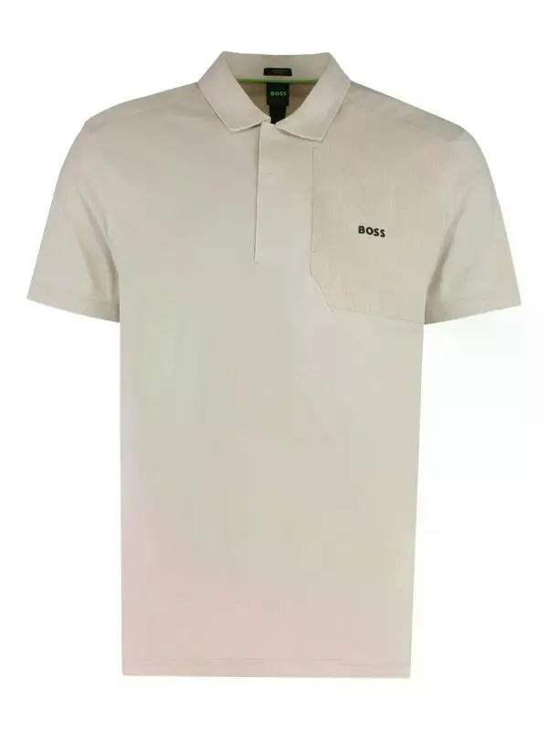 BOSS Short-sleeved Pocket Polo Shirt - Neutrals