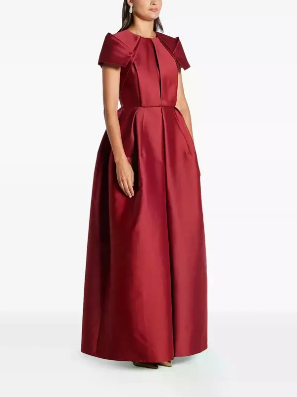 Dice Kayek Pleated-shoulder Maxi Dress