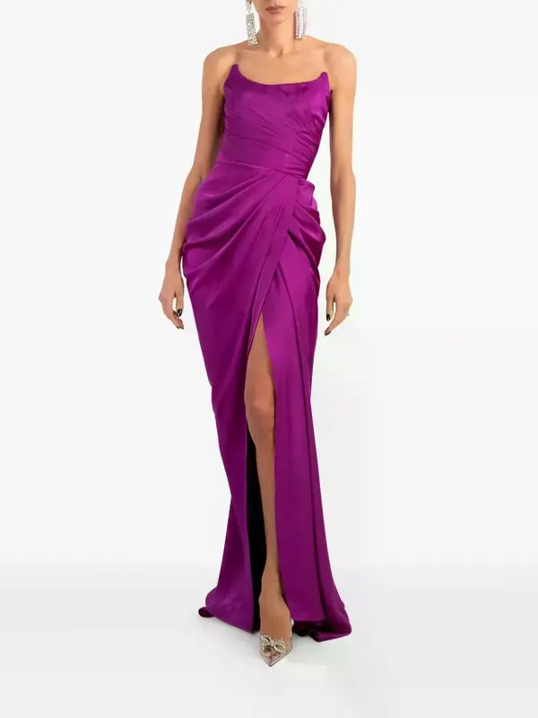 ANA RADU Strapless Maxi Dress