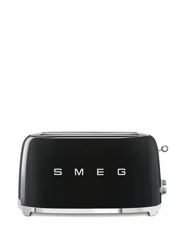 SMEG Stop Button Plissé Two-toaster - Black