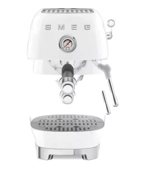 SMEG Manual Espresso Machine With Cold Brew - White