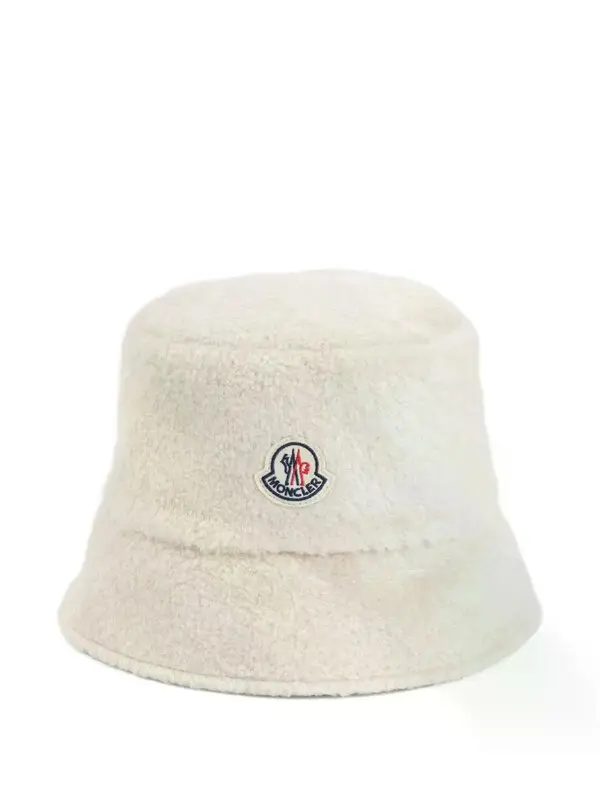 Moncler Teddy Bucket Hat - Neutrals