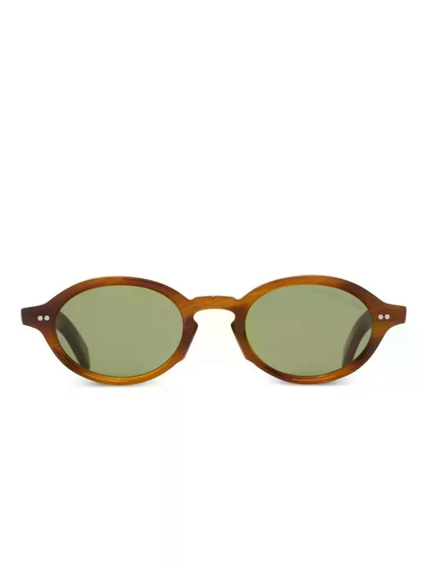 CUTLER & GROSS Gr13 Oval-shape Sunglasses - Brown